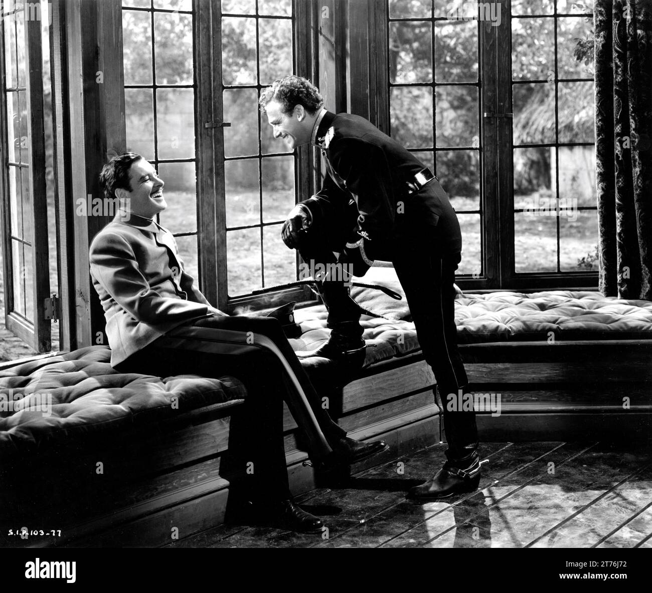 RONALD COLMAN and DOUGLAS FAIRBANKS Jr. in THE PRISONER OF ZENDA 1937 ...