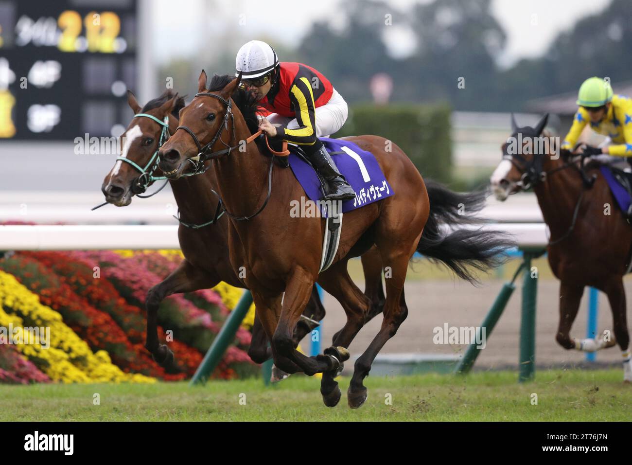 Kyoto, Japan. 12th Nov, 2023. Brede Weg and Christophe Lemaire win the ...