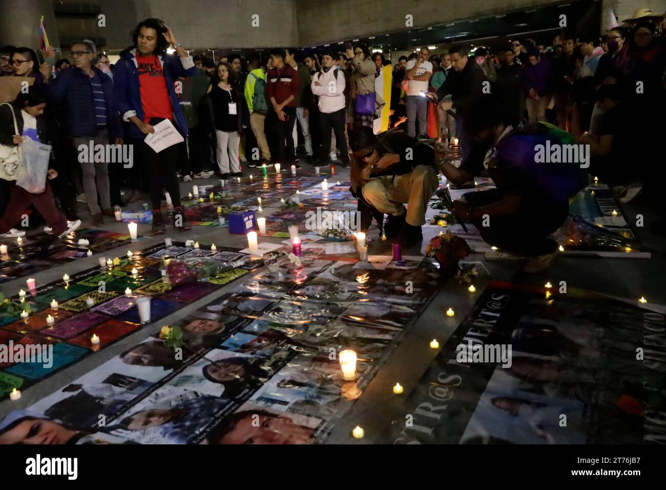 Mexico City, Mexico. 13th Nov, 2023. The LGBTTTI community protests to ...