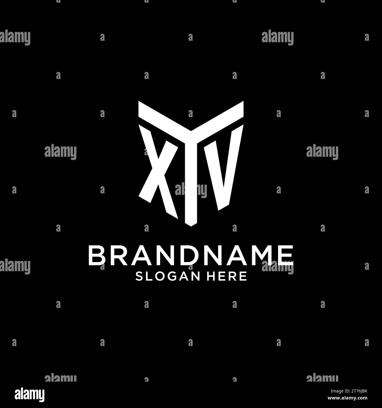 Initial xyv Stock Vector Images - Alamy