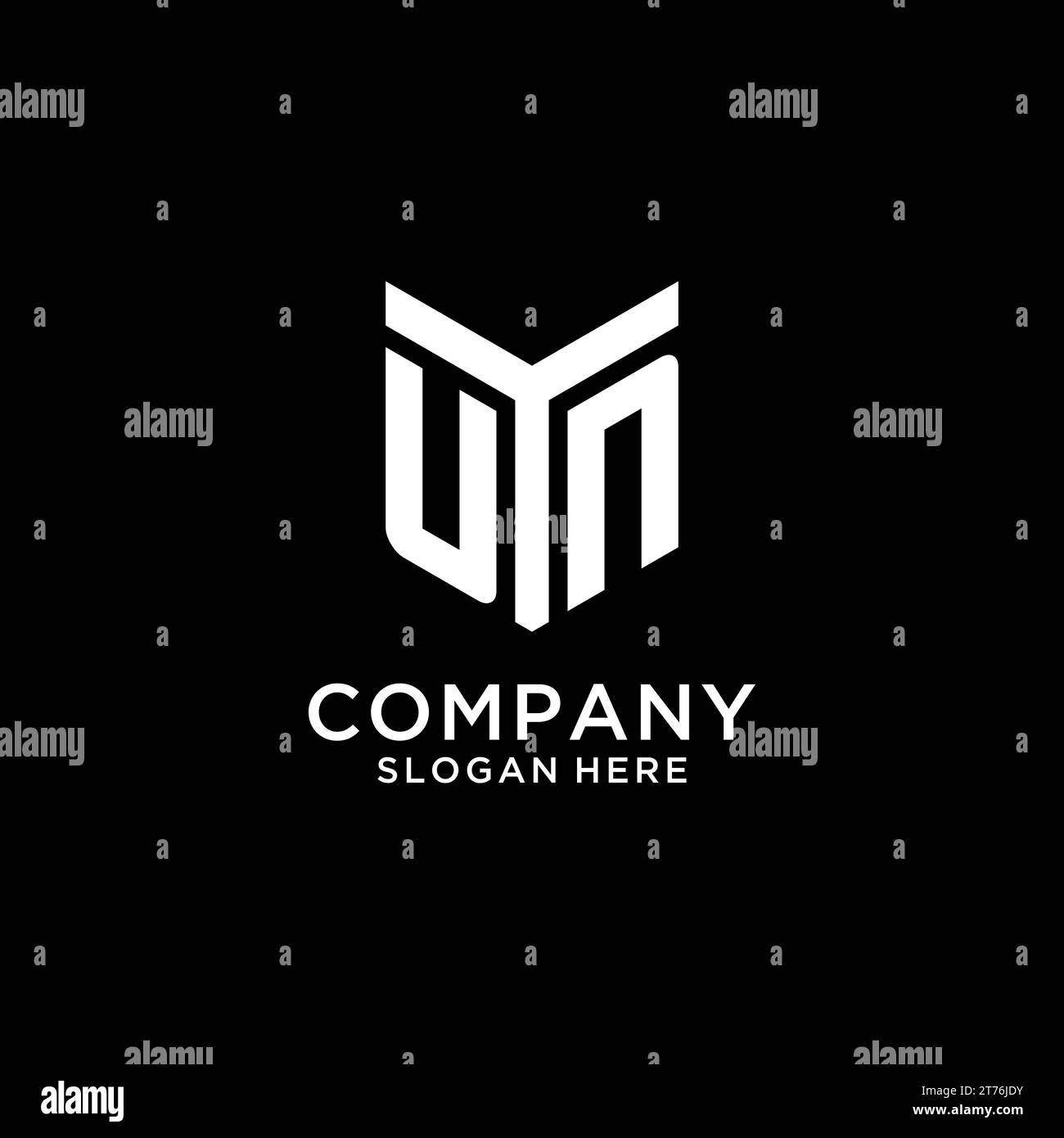 Uyn logo design hi-res stock photography and images - Alamy