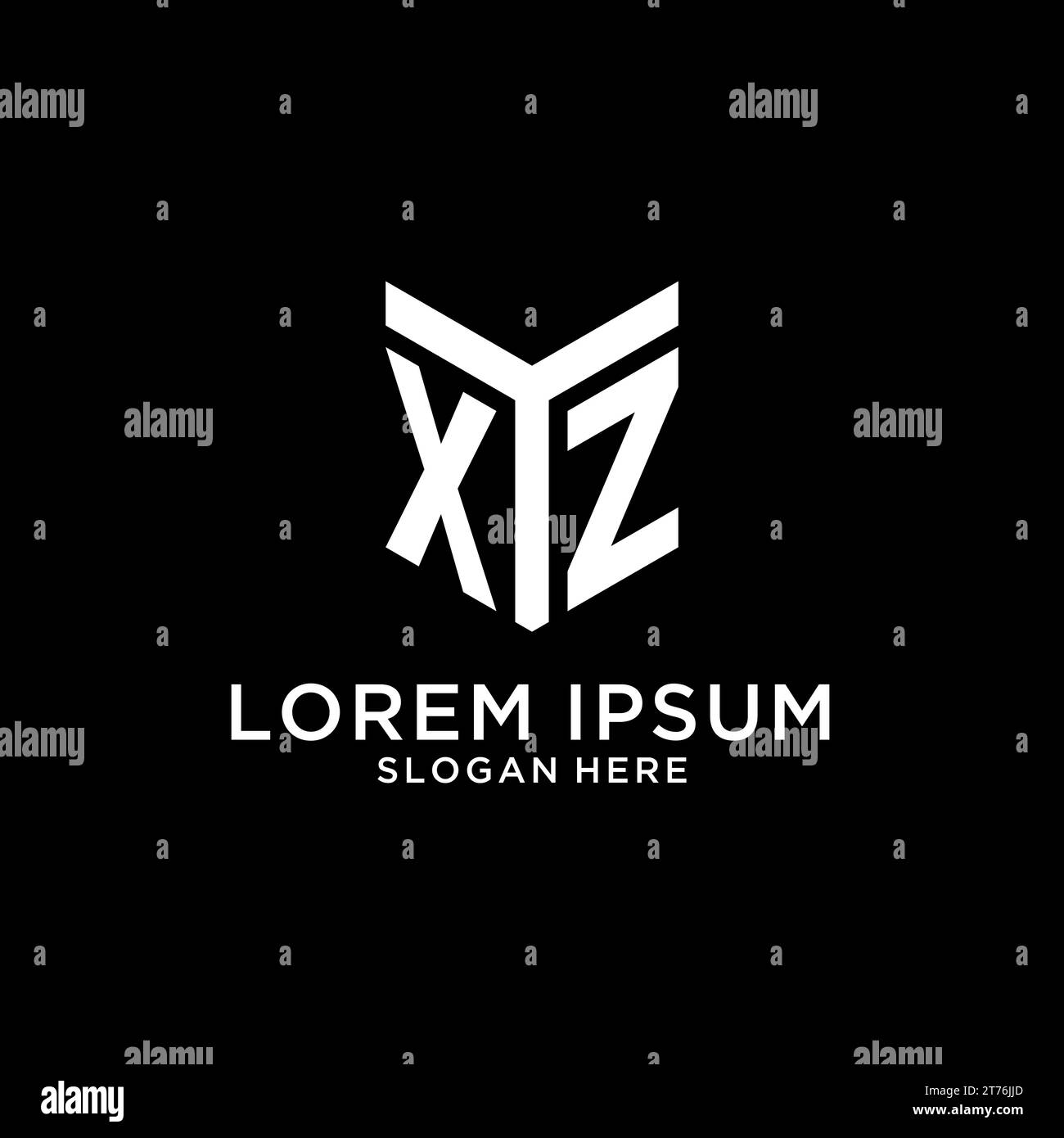 Xyz logo design hi-res stock photography and images - Alamy