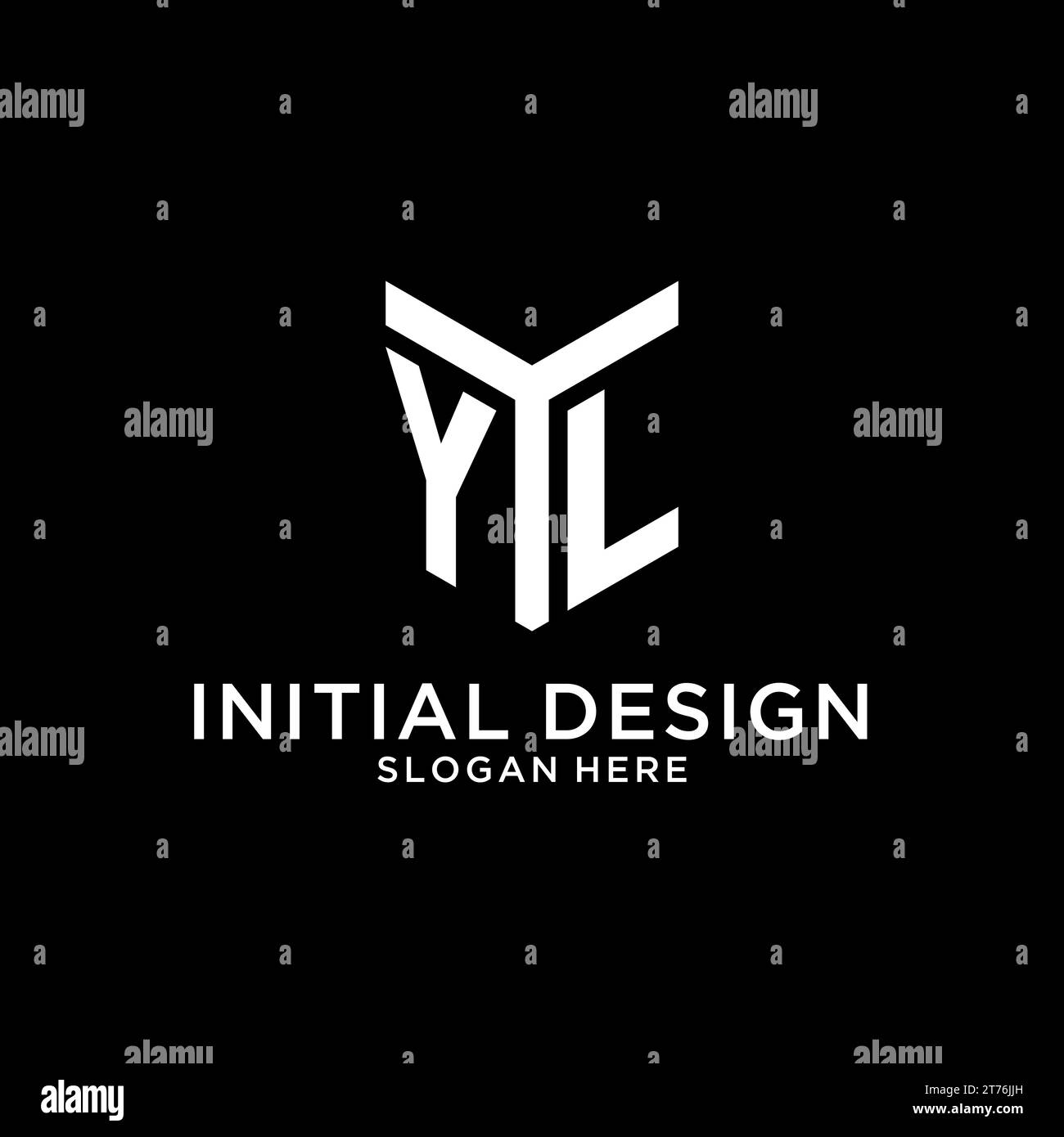 Yyl logo design hi-res stock photography and images - Alamy