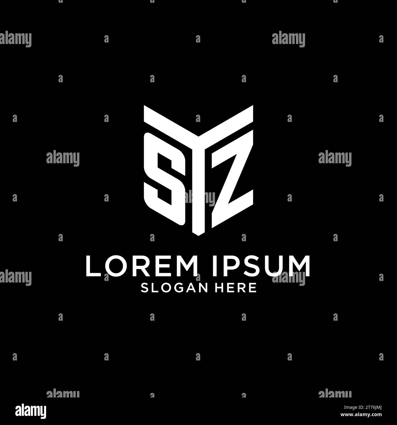 Syz logo design hi-res stock photography and images - Alamy