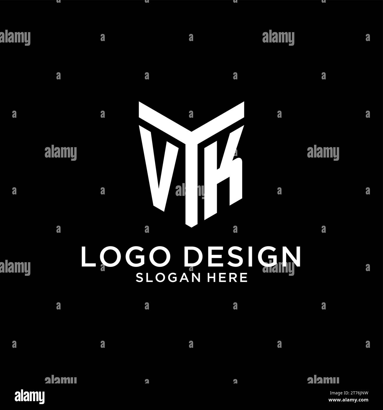 Vyk logo design hi-res stock photography and images - Alamy