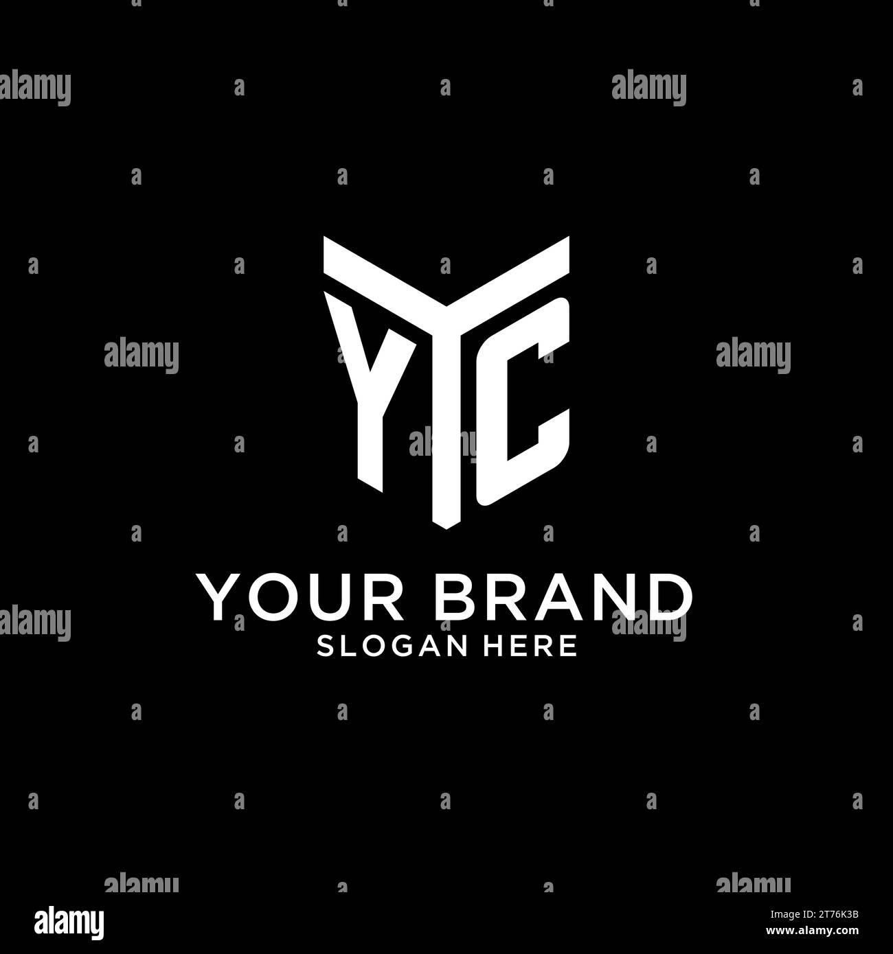 Yyc logo design hi-res stock photography and images - Alamy