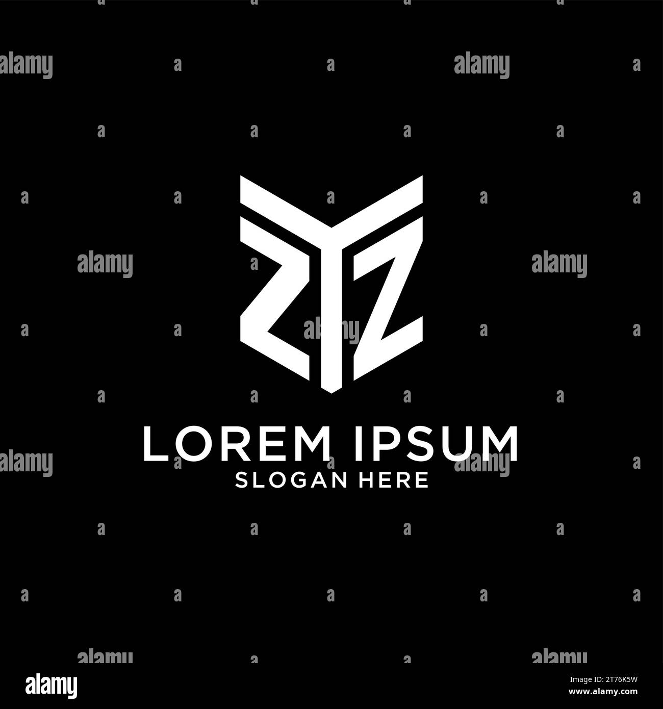 Initial zyz Stock Vector Images - Alamy