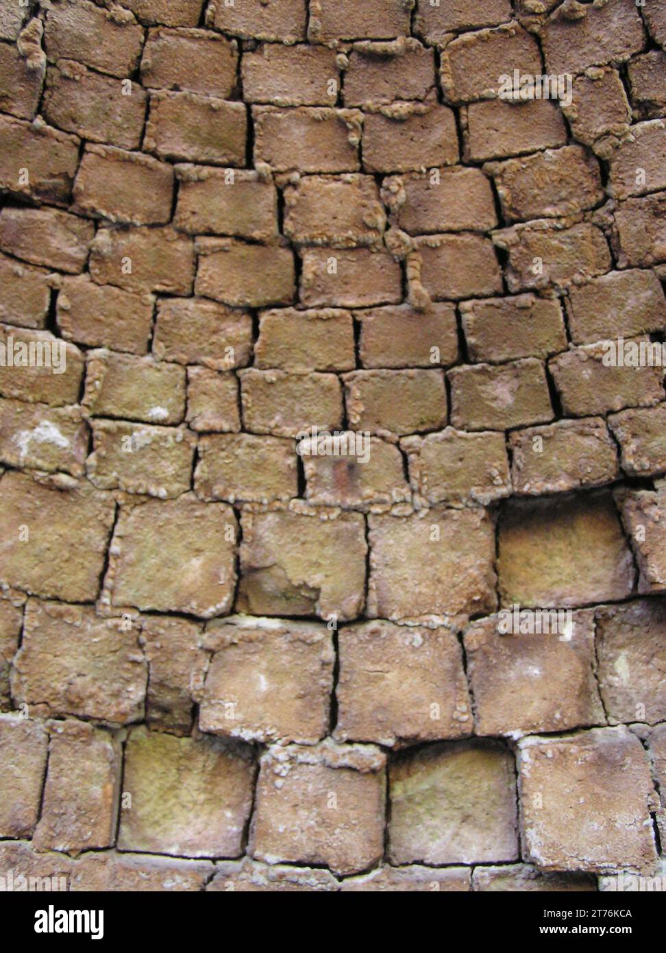 curved brick wall inside coking oven at Brunner Coal Mine, West Coast ...