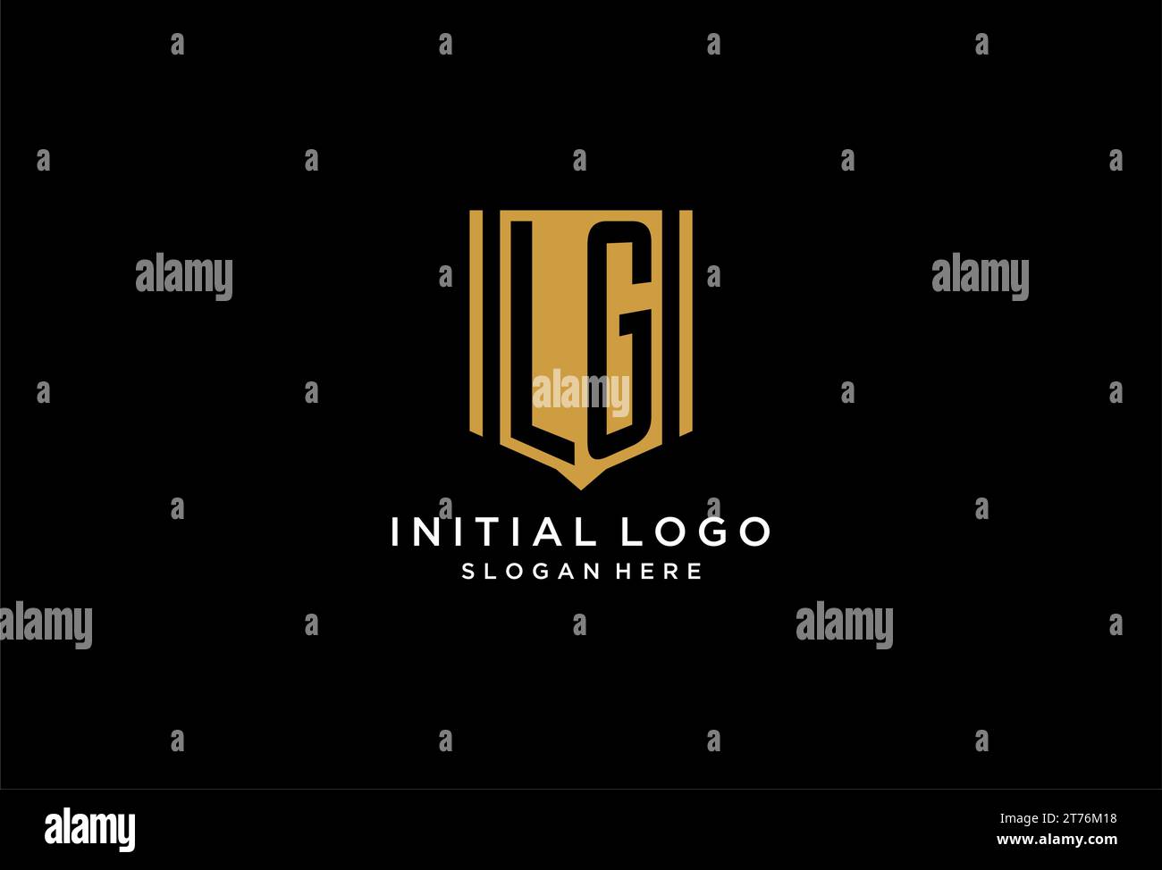 LG monogram logo with geometric shield icon design inspiration Stock Vector Image & Art - Alamy