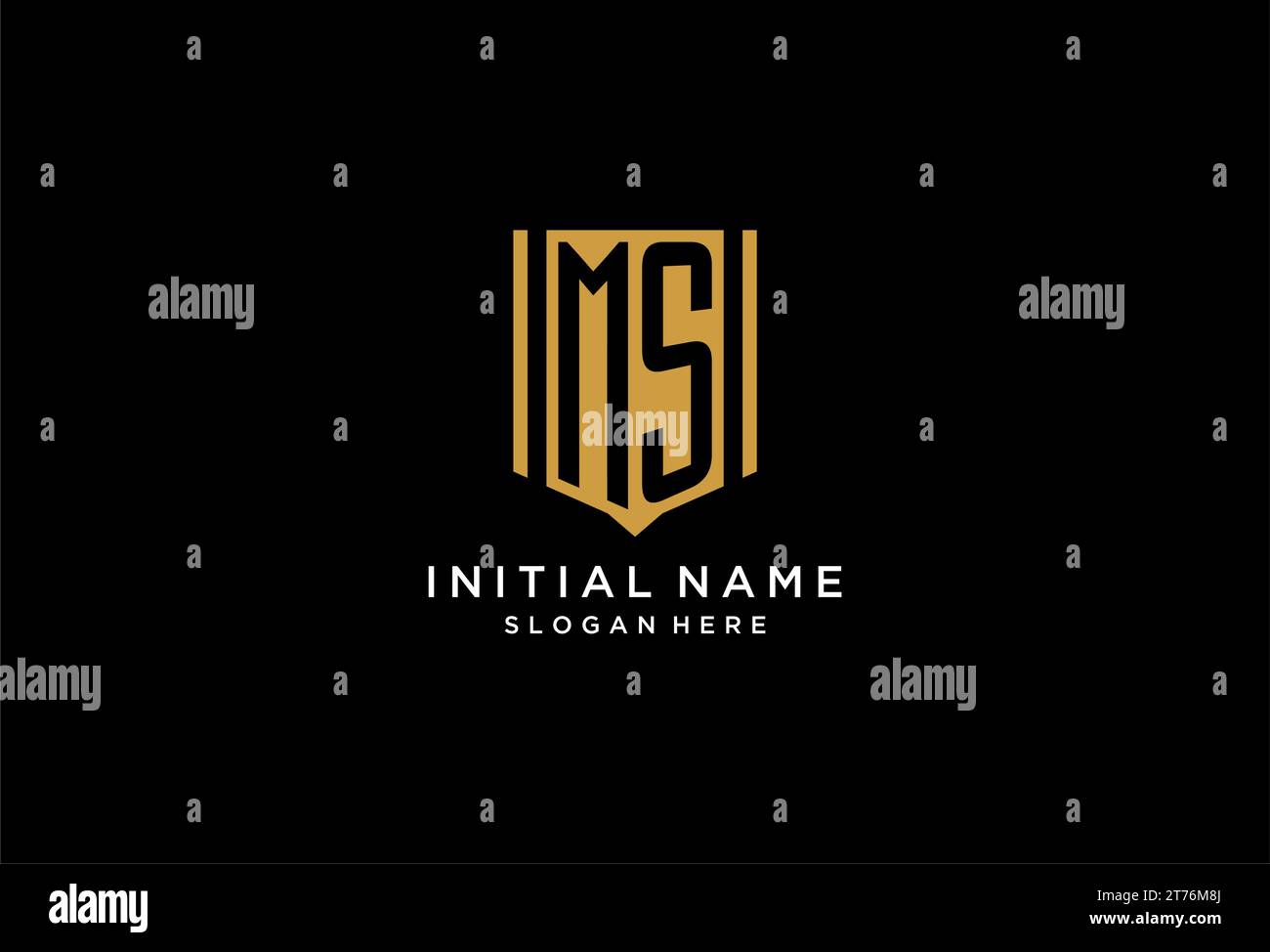 MS monogram logo with geometric shield icon design inspiration Stock Vector Image & Art - Alamy