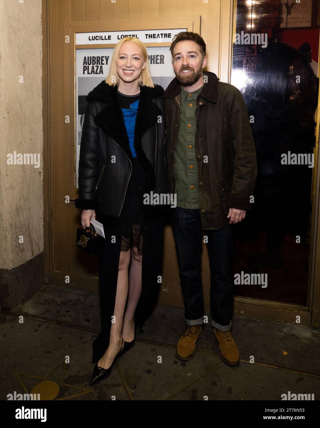 New York, USA. 31st Oct, 2023. (L-R) Anna Konkle and Alex Anfanger ...