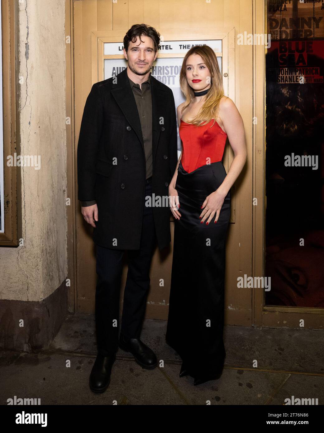 New York, USA. 31st Oct, 2023. (L-R) Jake Silbermann and Katherine ...