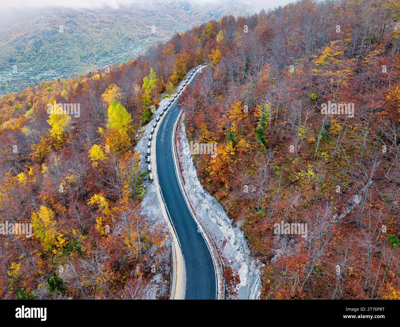 Autumnal Landscapes of Thethi National Park in Northern Albania Stock ...