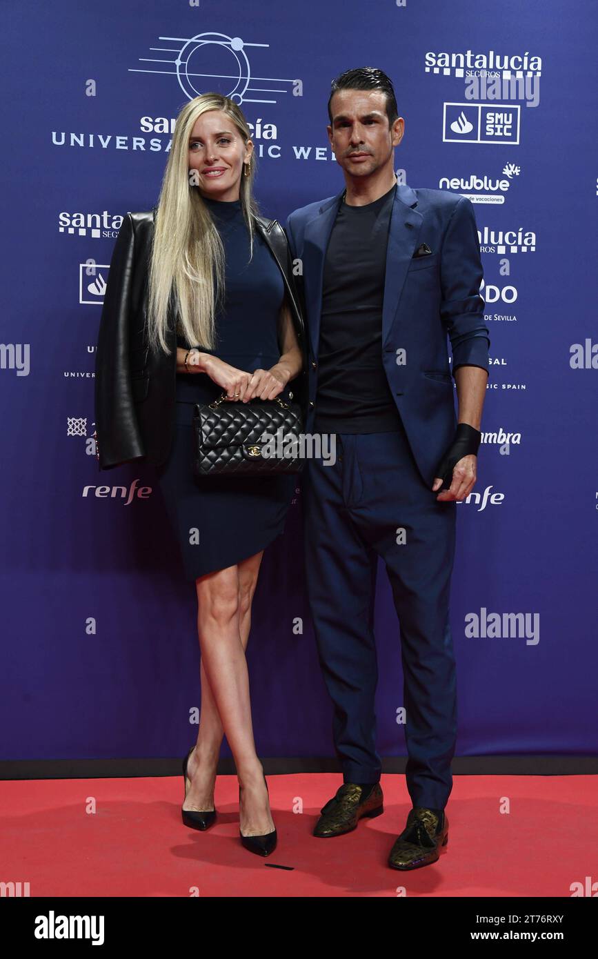 Jose Maria Mazanares and Rocio Escalona at photocall for Universal ...