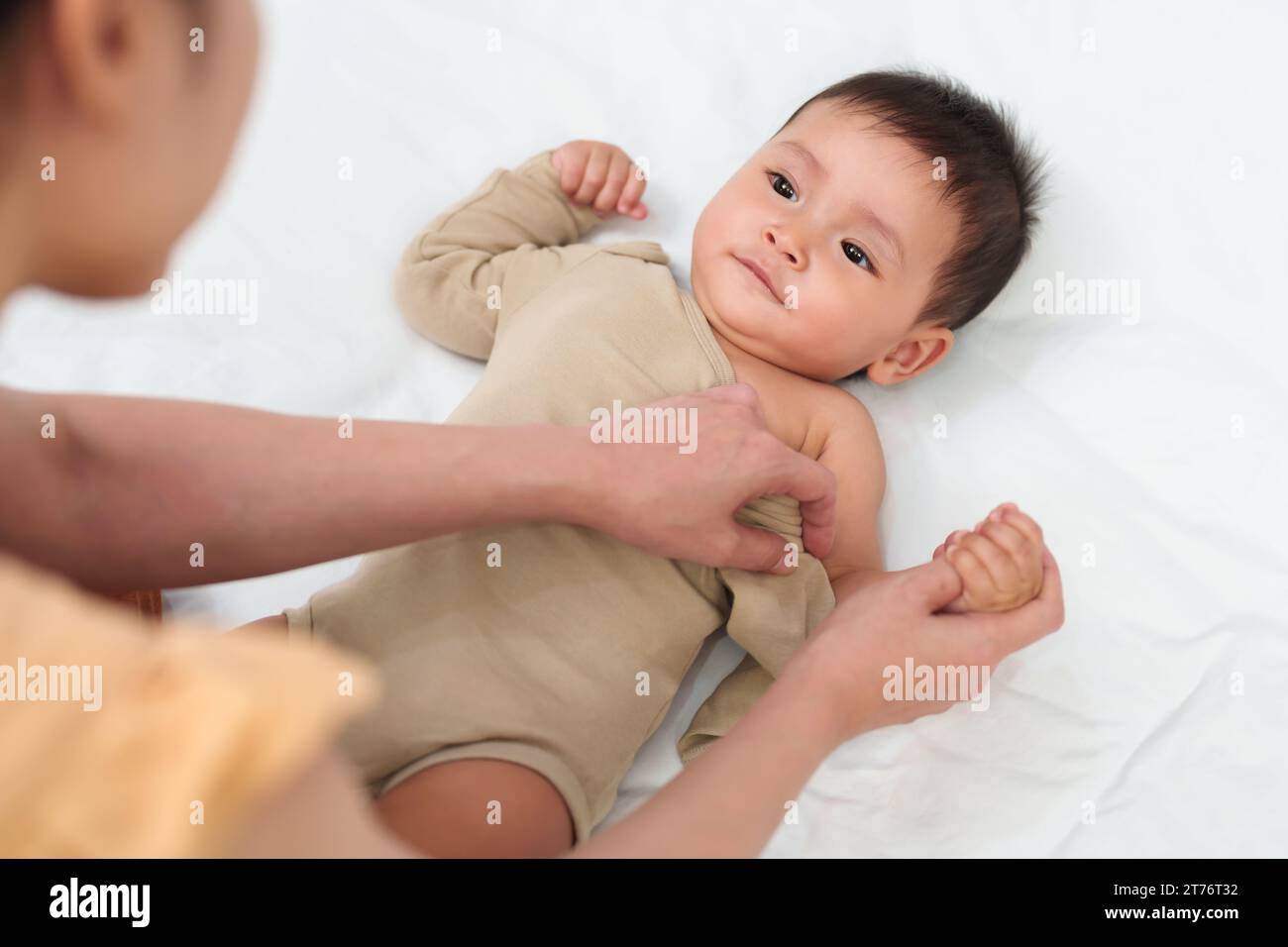 Boy changing clothes hi-res stock photography and images - Alamy
