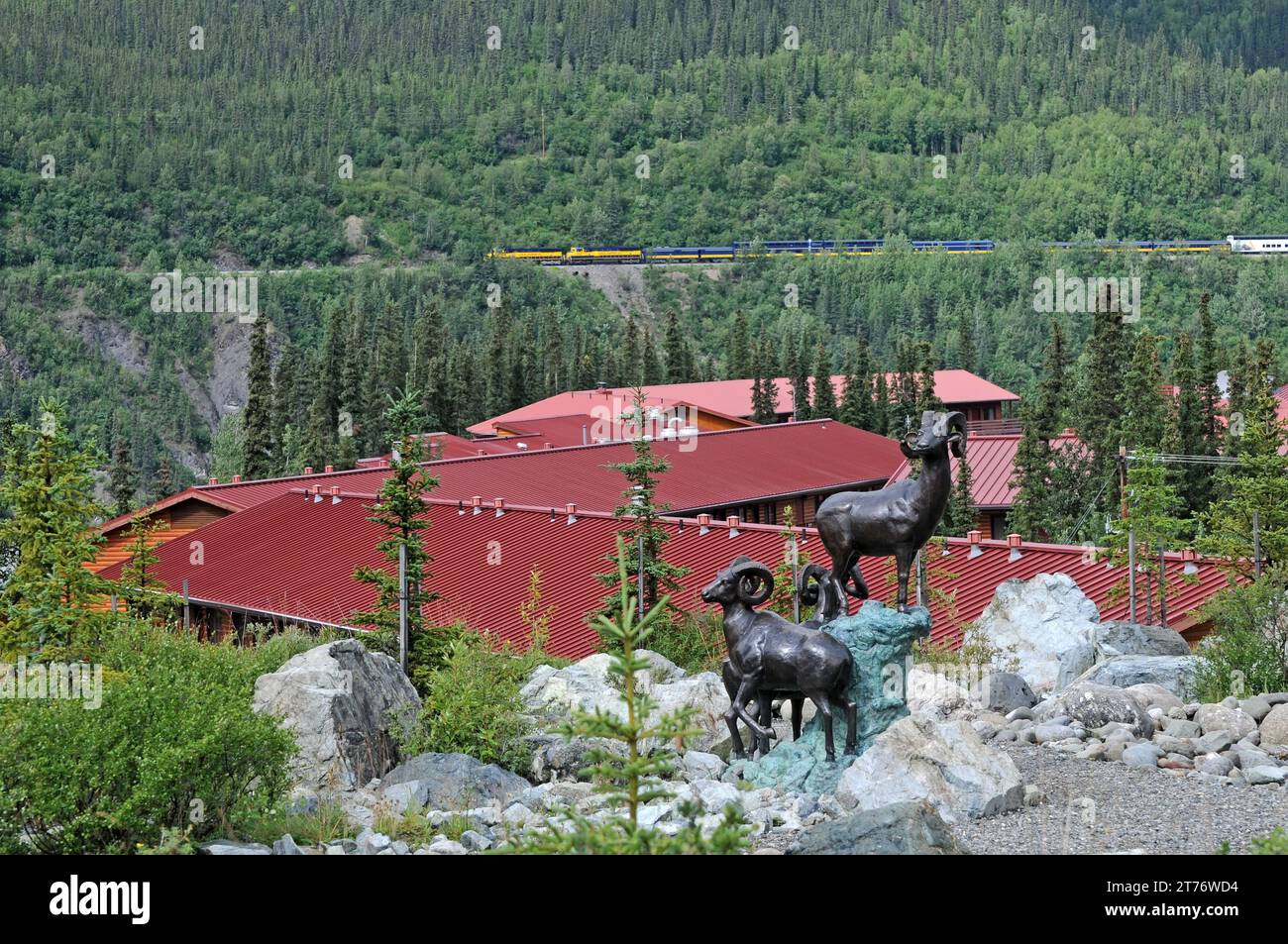 Denali park over view, Alaska Stock Photo - Alamy