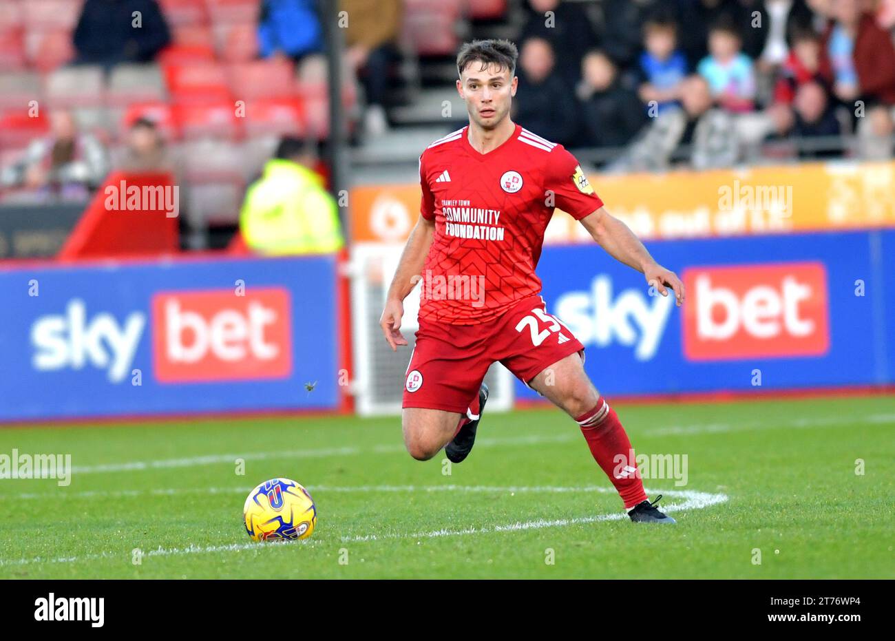 Nick Tsaroulla of Crawley during the Sky Bet EFL League Two match ...
