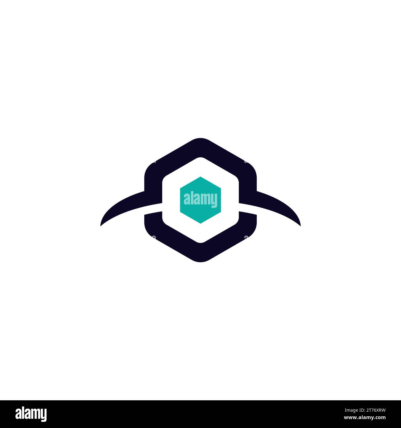 Element Logo Symbol. Hexagon Logo Stock Vector Image & Art - Alamy