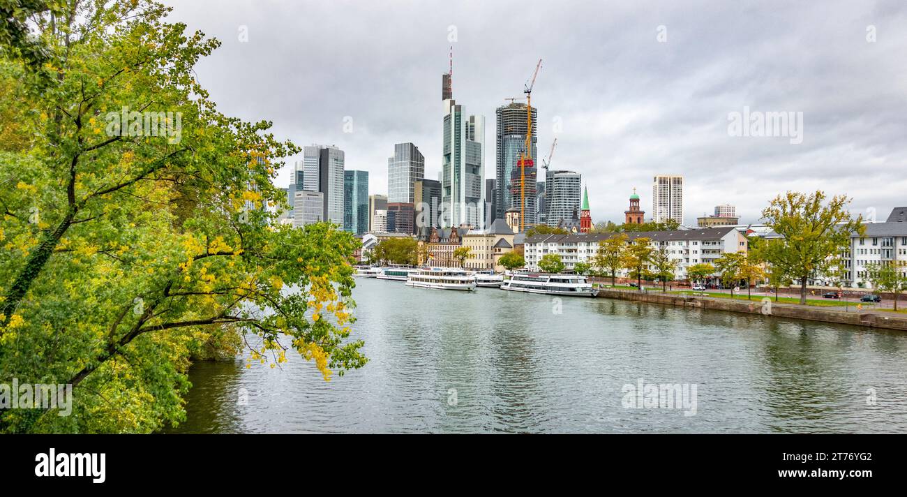 Impression of Frankfurt am Main, a city in the german state of Hesse ...