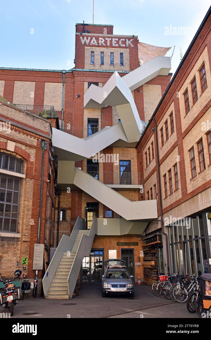 The former Warteck brewery, in Basel, brilliantly recycled into a multi ...