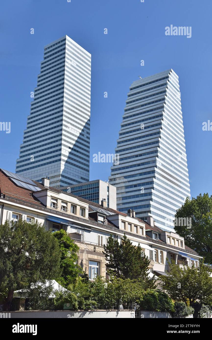 Roche Towers, 1 & 2, built for Pharmaceutical company Hoffman-La Roche ...