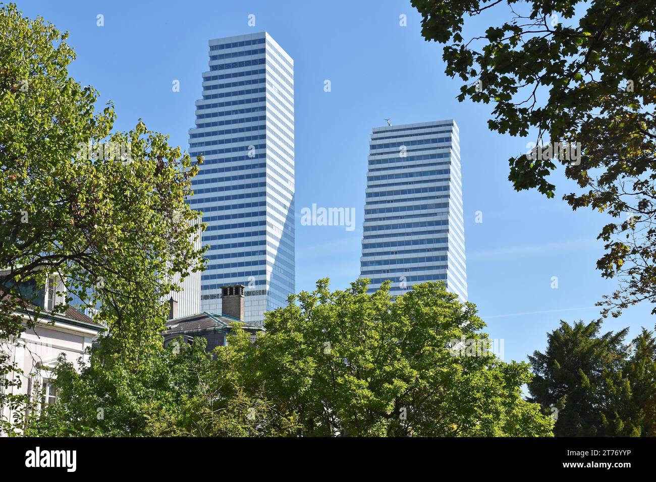 Roche Towers, 1 & 2, built for Pharmaceutical company Hoffman-La Roche ...