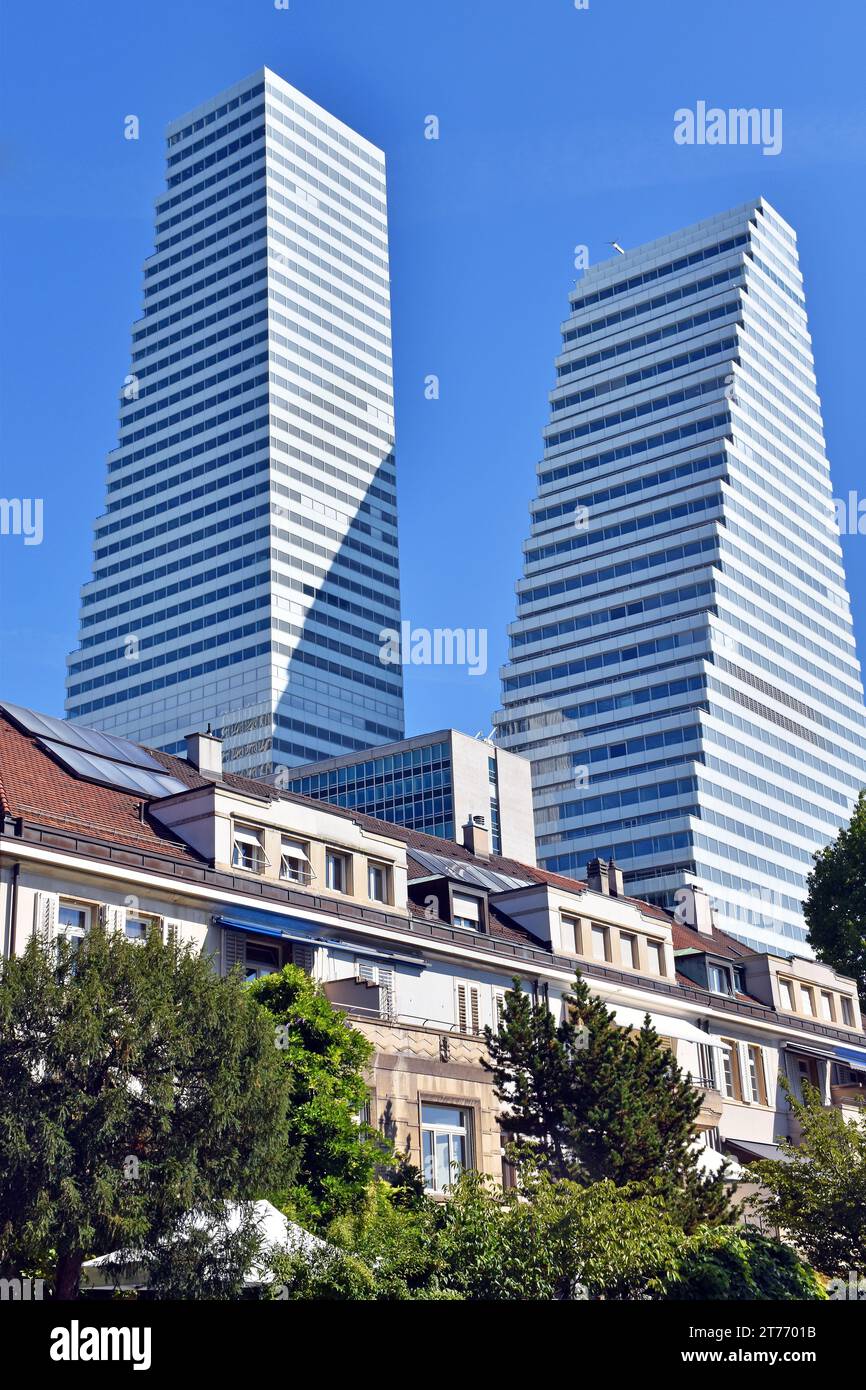 Roche Towers, 1 & 2, built for Pharmaceutical company Hoffman-La Roche ...