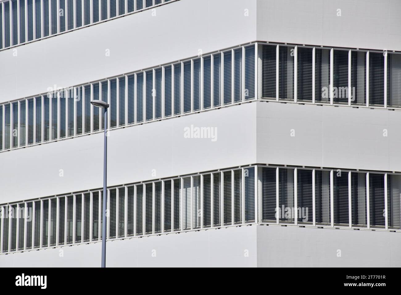 A building on the Hoffman-La Roche campus in Basel, Switzerland ...