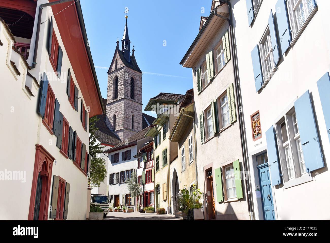 One of the many beautifully preserved historic streets in the Old Town ...