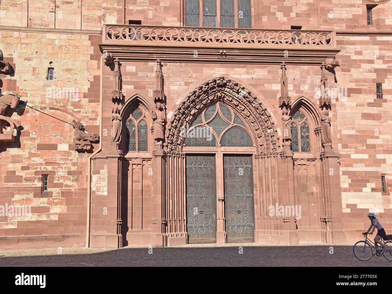 Basel Münster, cathedral, now a Reformed Protestant church. The ...