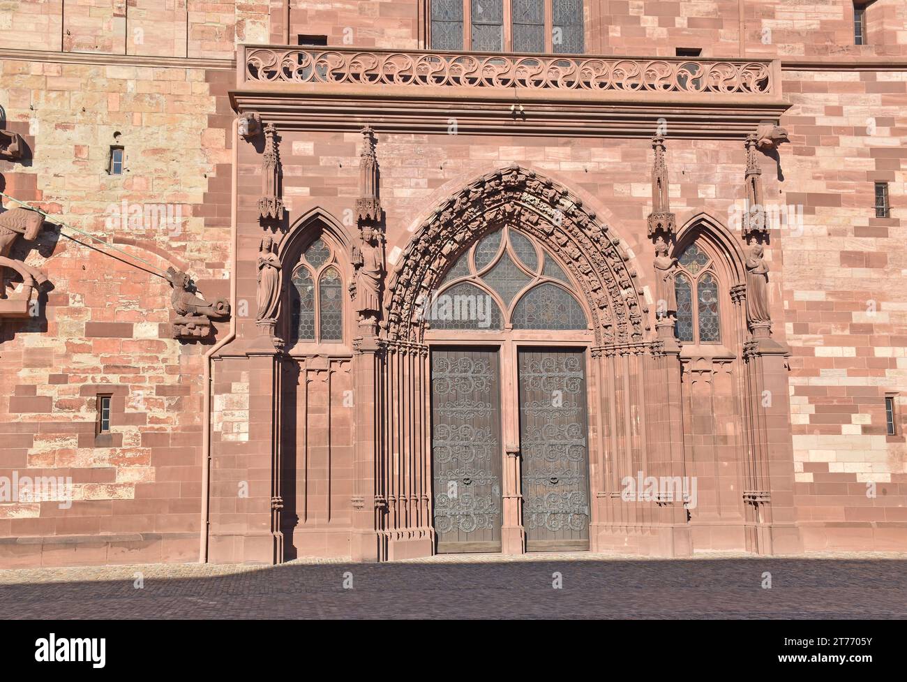 Basel Münster, cathedral, now a Reformed Protestant church. The ...