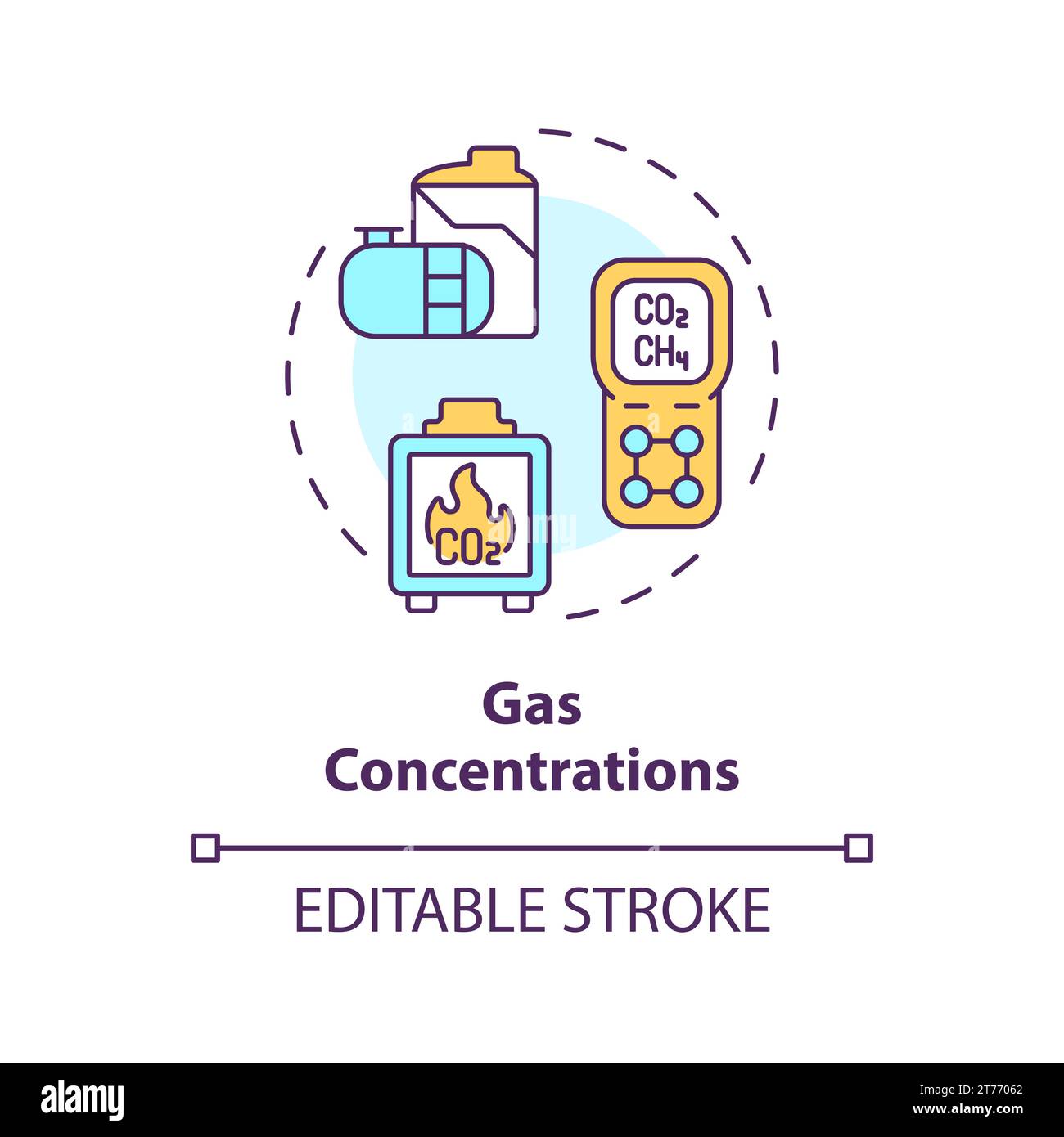 Atmospheric concentration Stock Vector Images - Alamy