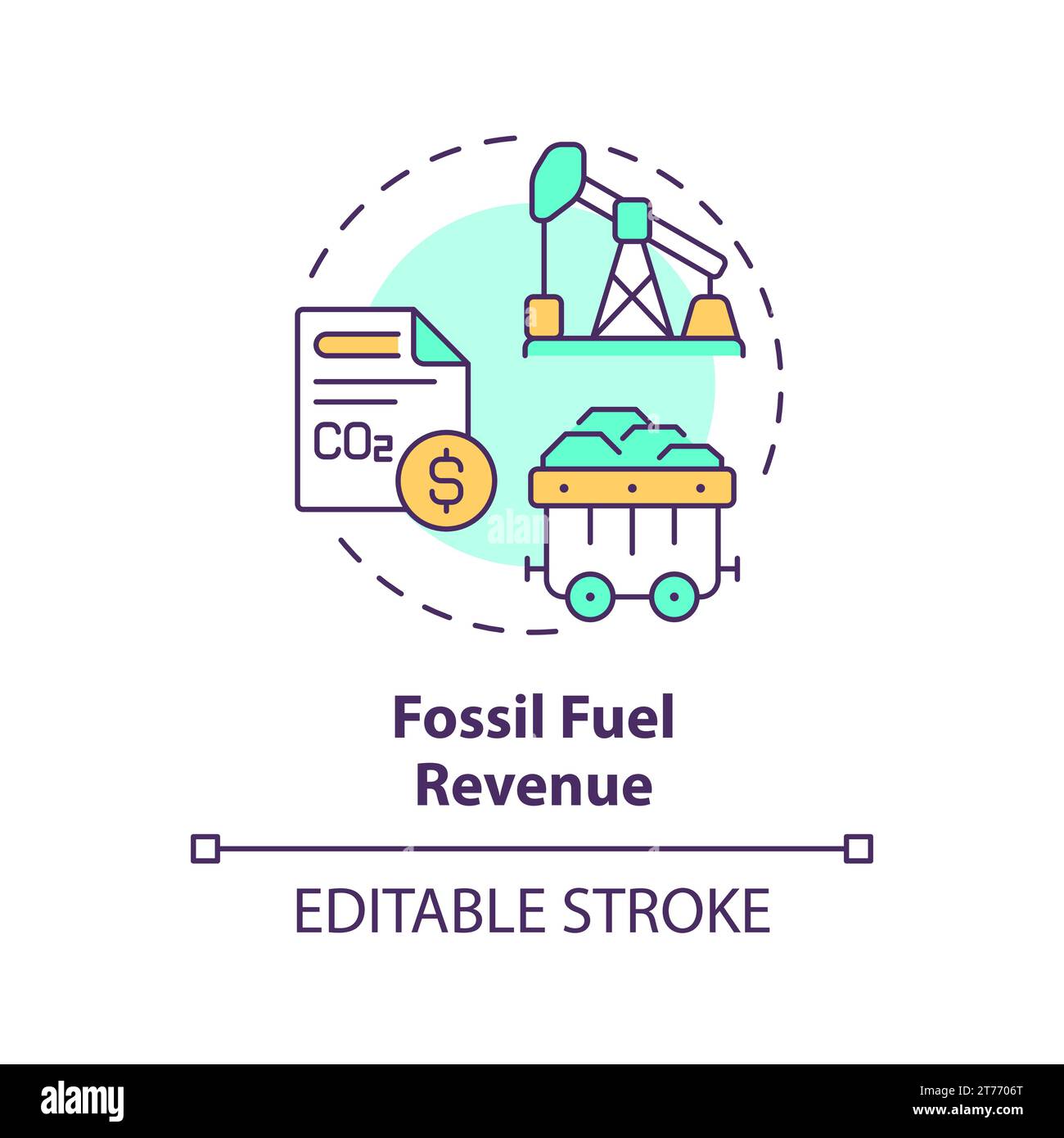 2D thin linear icon fossil fuel revenue concept Stock Vector Image ... 2D thin linear icon fossil fuel revenue concept Stock Vector Image ...