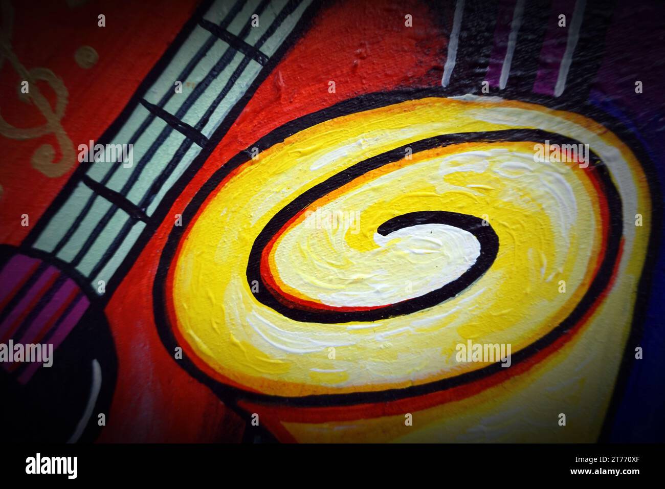 Original art Painting Abstract Triangle Curve Square Music geometric ...