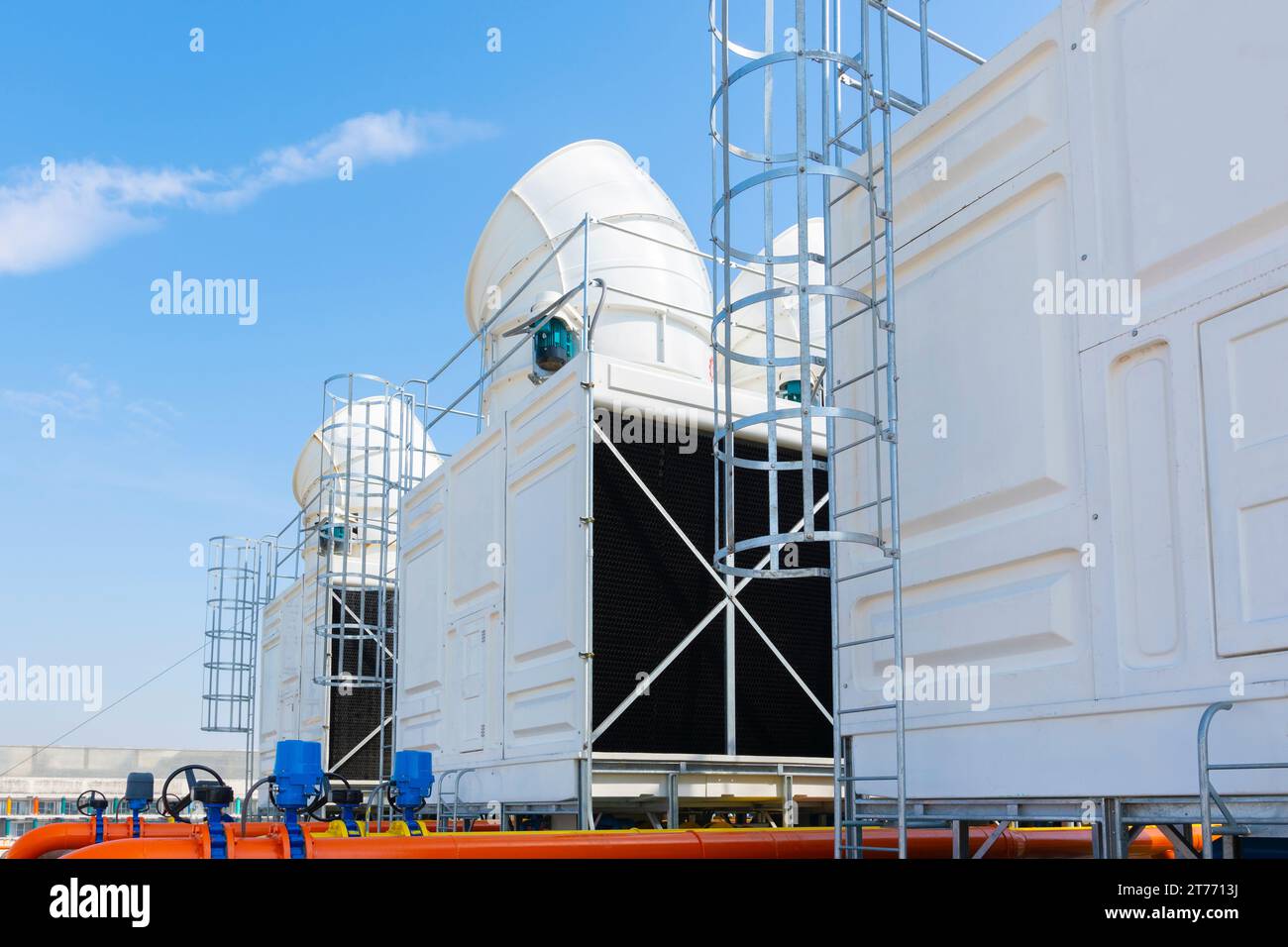 Large air conditioning condenser hi-res stock photography and images ...