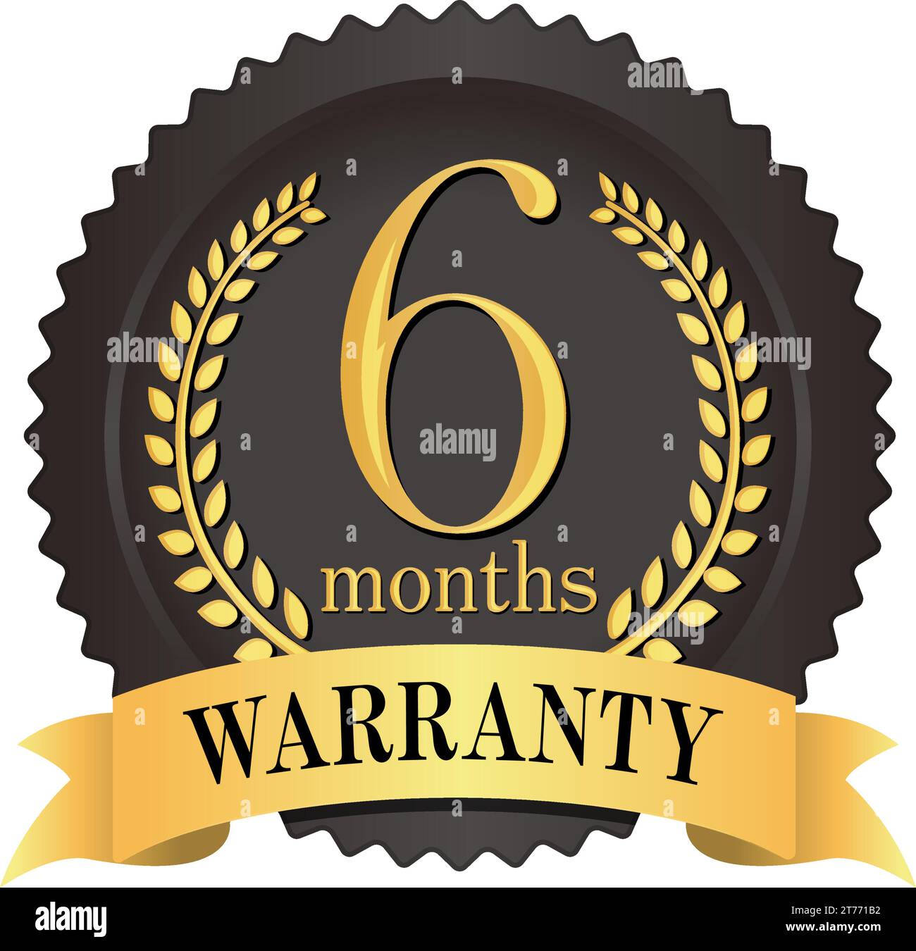 6 months warranty Stock Vector Images - Alamy
