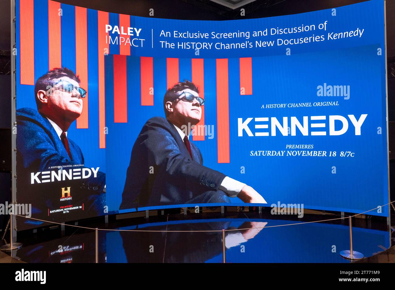 New York, United States. 13th Nov, 2023. Atmosphere during the Camelot ...