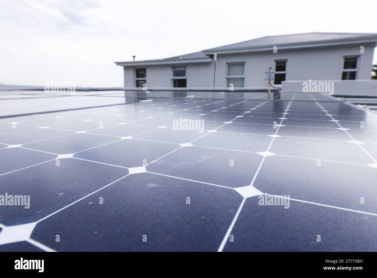 Ecological photovoltaic roof hi-res stock photography and images - Alamy