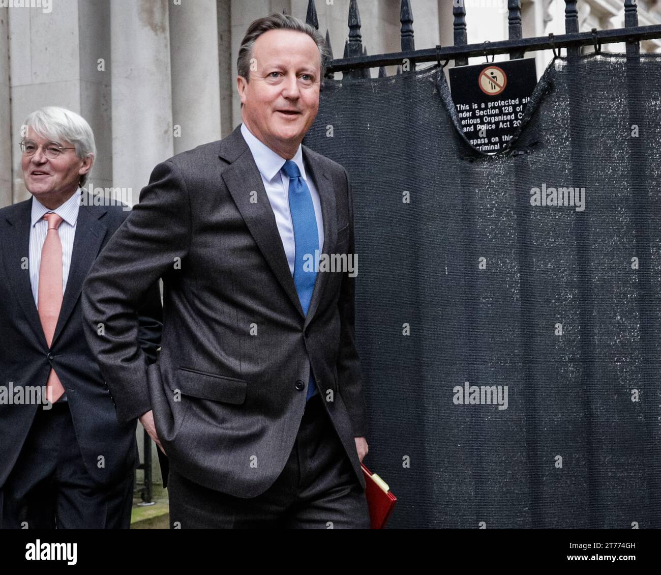 London, UK. 14th Nov, 2023. Lord Cameron, David Cameron, Secretary of ...