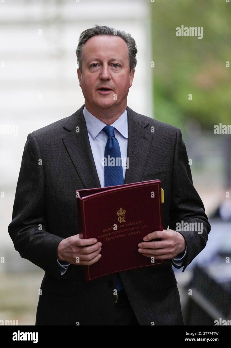 The new Foreign Secretary David Cameron, who is also a former Prime ...