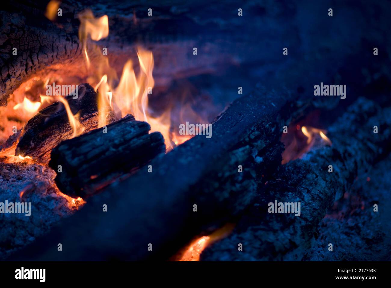 Up close view campfire colorful hi-res stock photography and images - Alamy