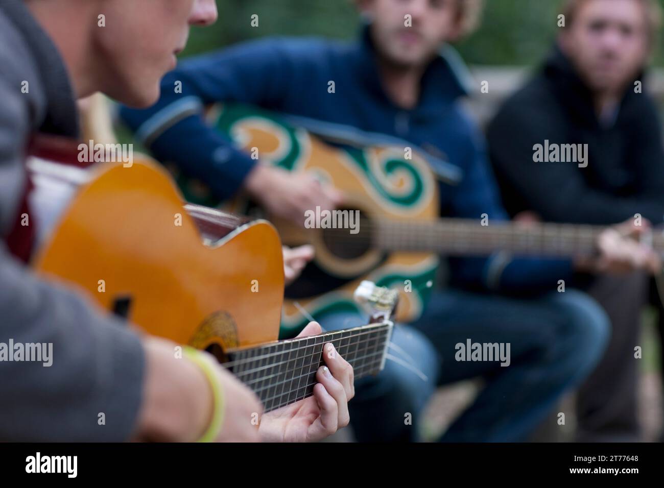 3 guitars hi-res stock photography and images - Alamy
