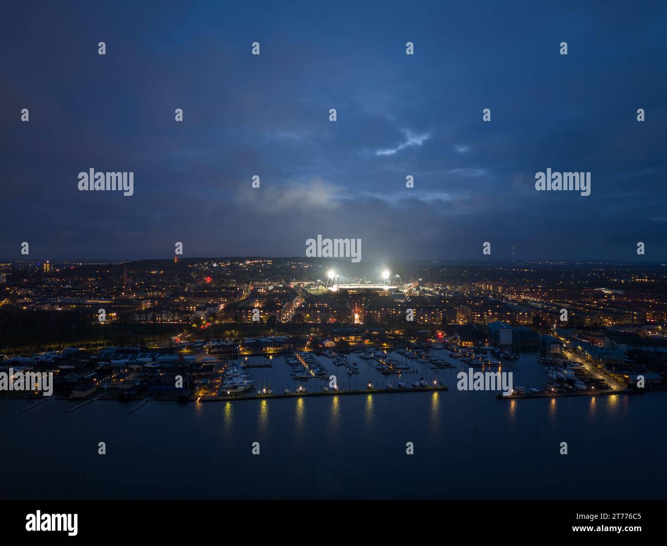 Empty football stadium panoramic hi-res stock photography and images ...