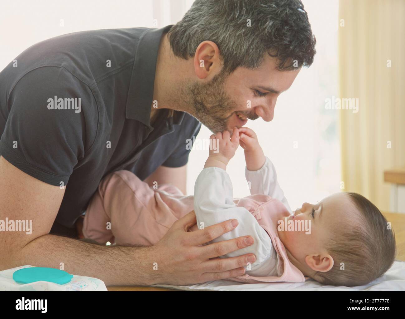 Father daughter 11 months hi-res stock photography and images - Alamy