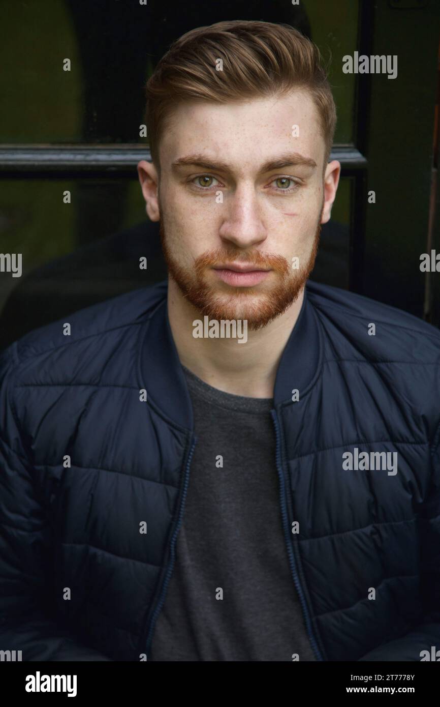 Red hair blue eyes man hi-res stock photography and images - Alamy