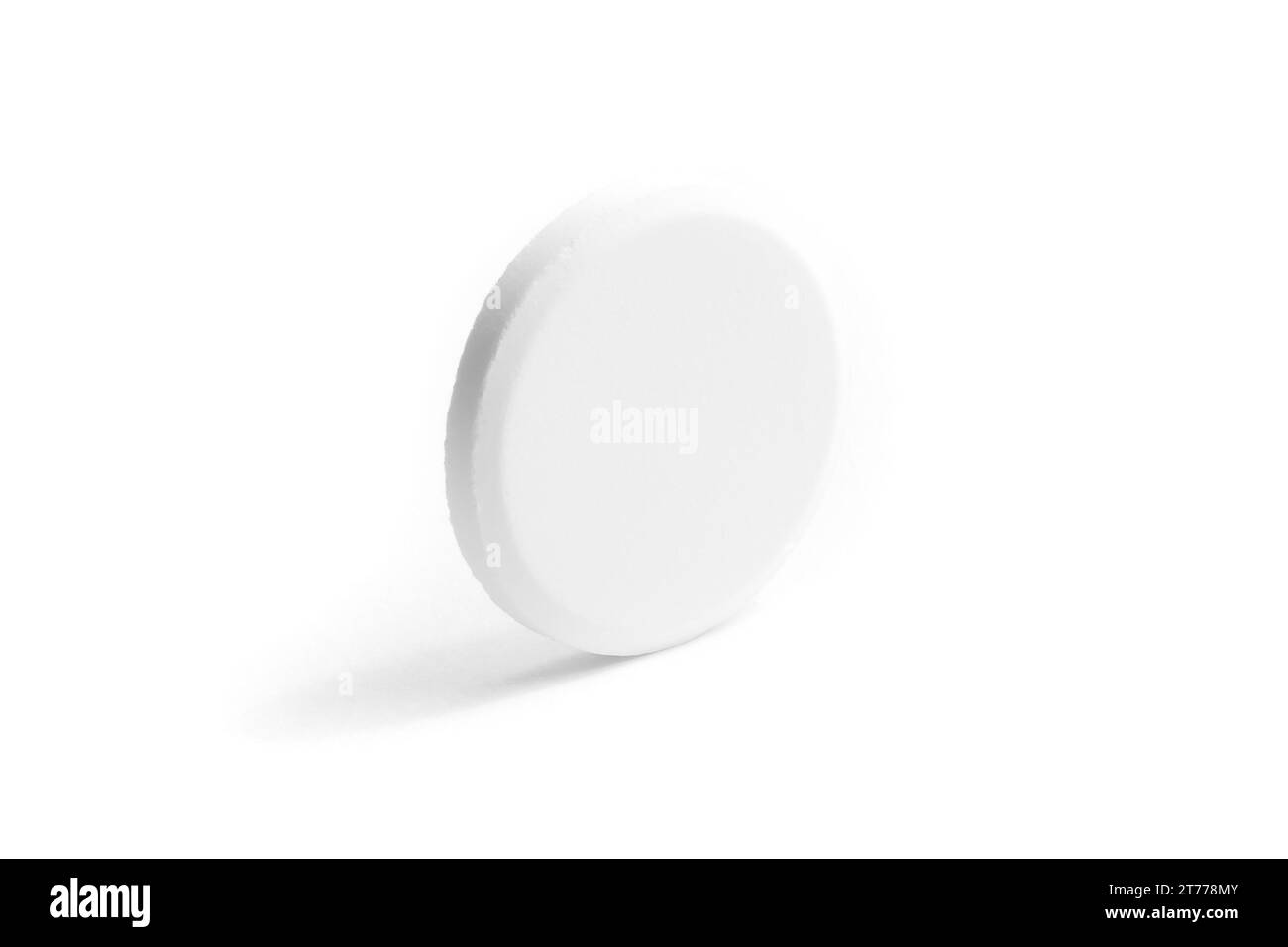 white tablet pill , isolated on white background Stock Photo - Alamy