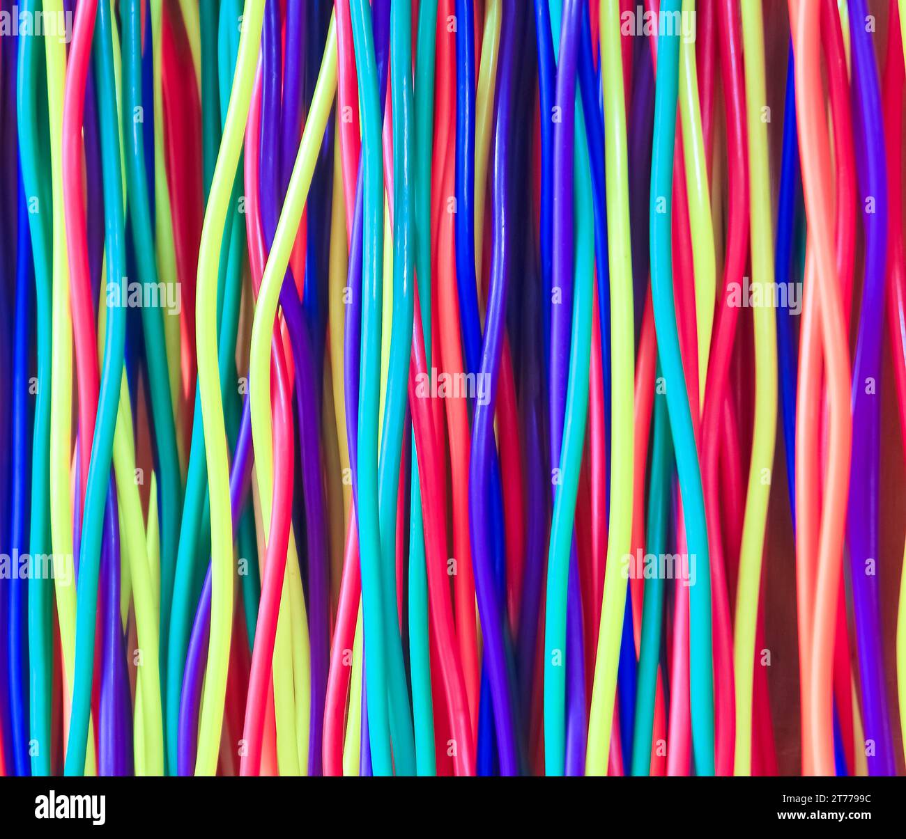 background, colorful electric wires like texture Stock Photo - Alamy