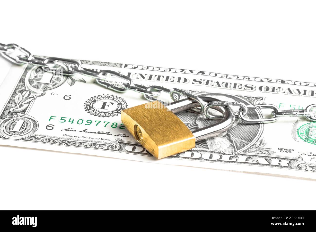 Dollar on chain hi-res stock photography and images - Alamy