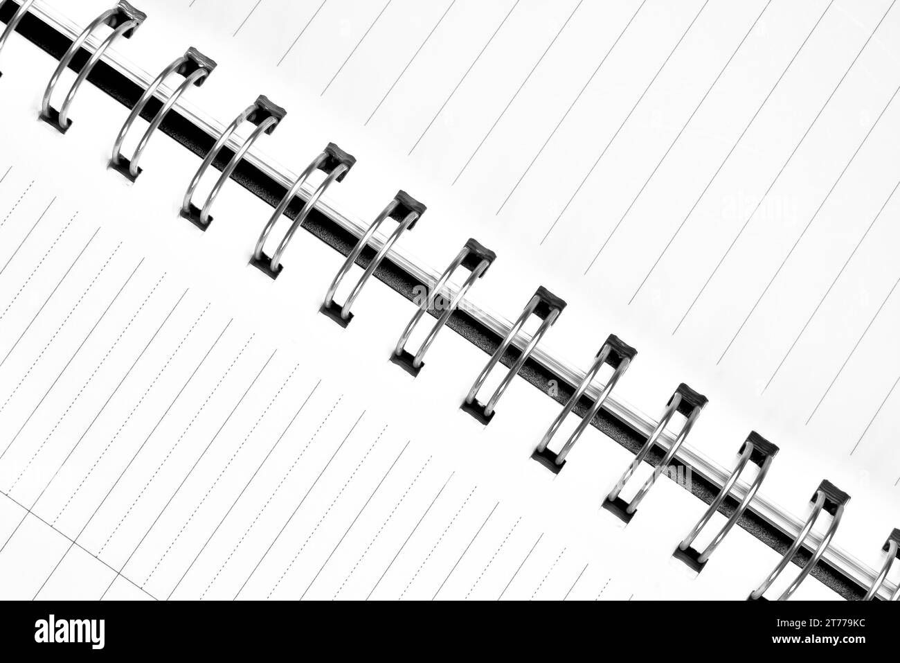 White grid notebook paper Black and White Stock Photos & Images - Alamy