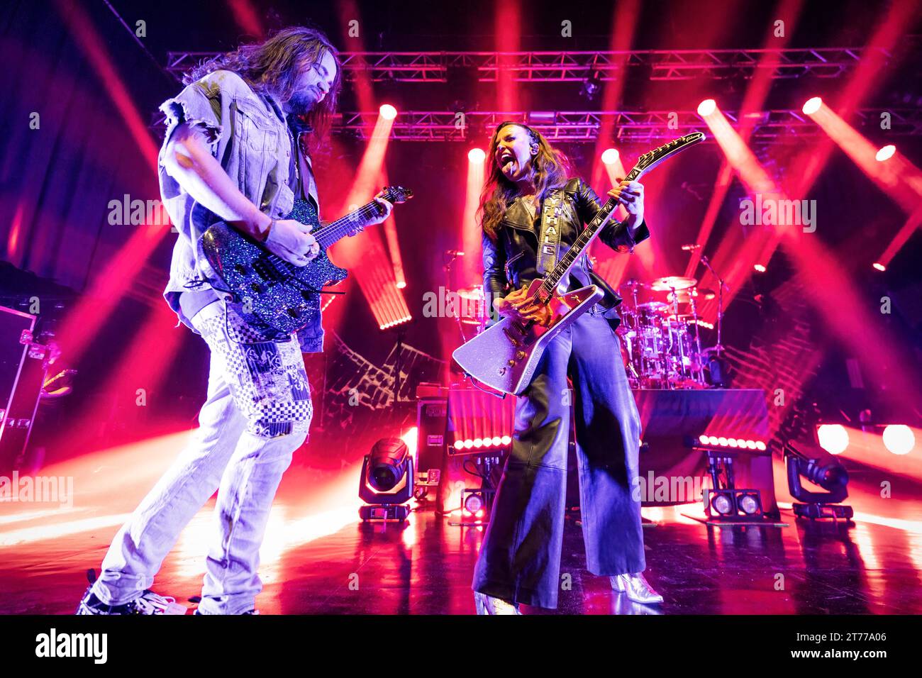 Oslo, Norway. 13th Nov, 2023. The American hard rock band Halestorm ...
